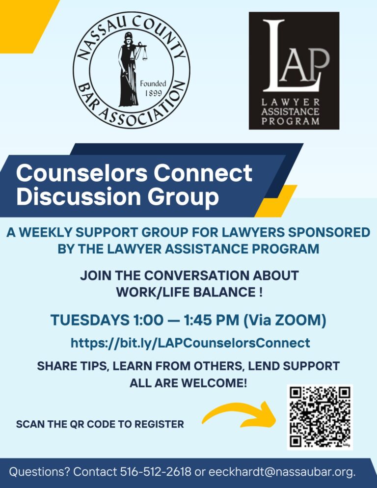 Lawyer Assistance Program – Nassau County Bar Association